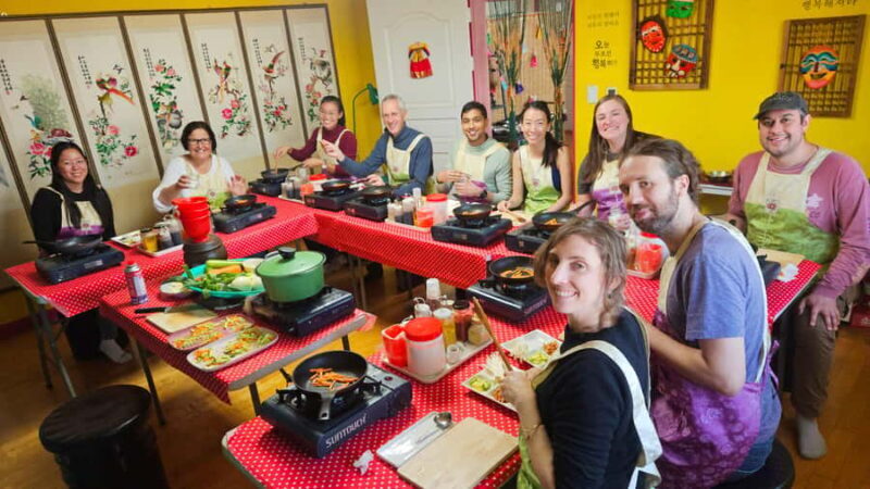 Seoul: Local Home Korean Cooking Class and Market Tour - Physical and Logistical Considerations
