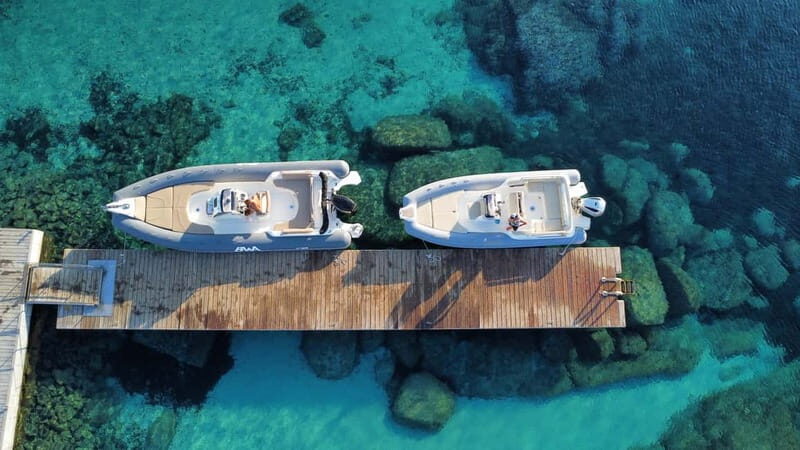 Serpentara-Punta Molentis rubber boat tour with snorkeling - Key Points