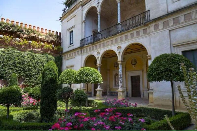 Seville: Guided Tour of Noble Houses and Grand Gardens - Key Points