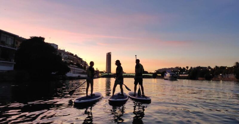 Seville: Sunset and Evening Paddle Boarding Tour - The Itinerary Breakdown