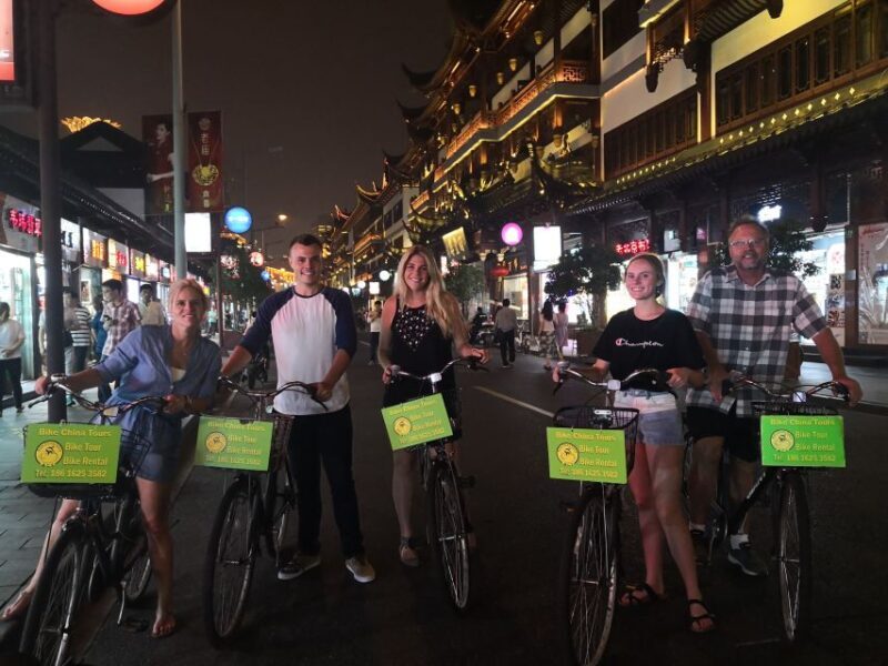 Shanghai: 4-Hour Nightlife Adventure & Tasting Bike Tour - An Overview of Your Night in Shanghai by Bicycle