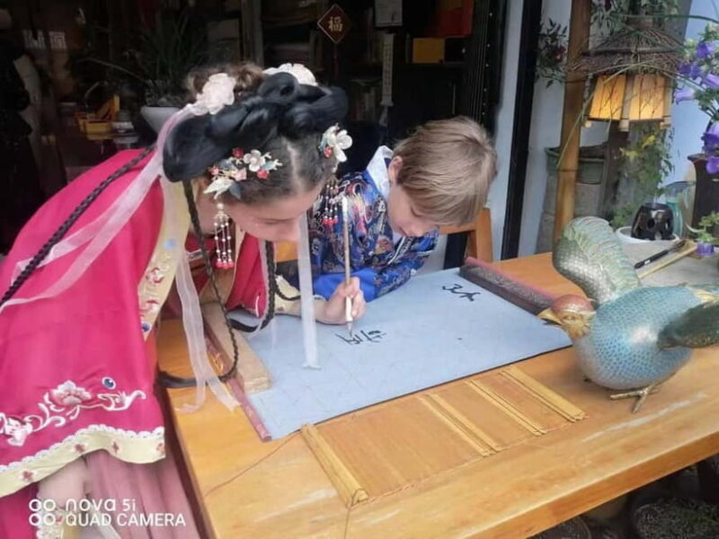 Shanghai Calligraphy Workshop & Tour in Qibao Ancient Town - Key Points