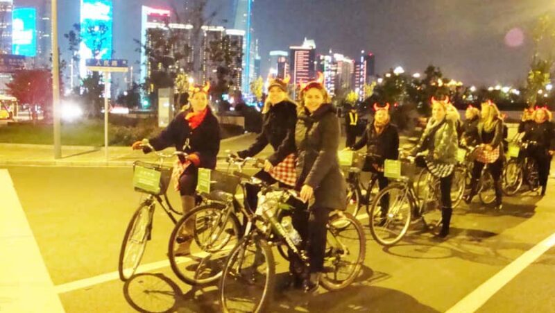 Shanghai Charming Night Small Group Bike Tour - The Sum Up