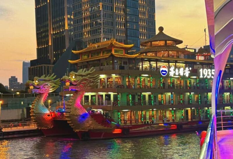 Shanghai Huangpu River Evening Cruise Ticket with Dinner - Frequently Asked Questions