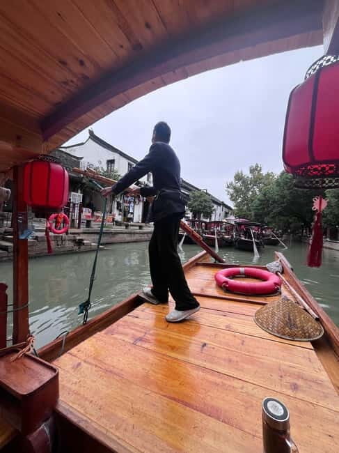 Shanghai: Zhujiajiao Water Town with Calligraphy Experience - Key Points