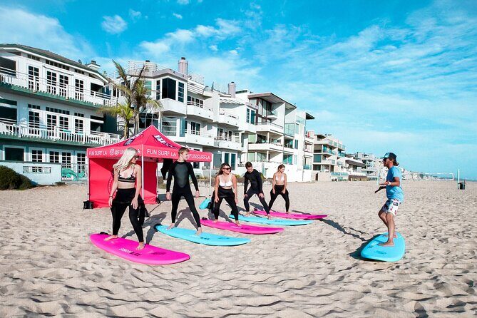 Shared 2 Hours Regular Group Surf Lesson at Santa Monica - Key Points