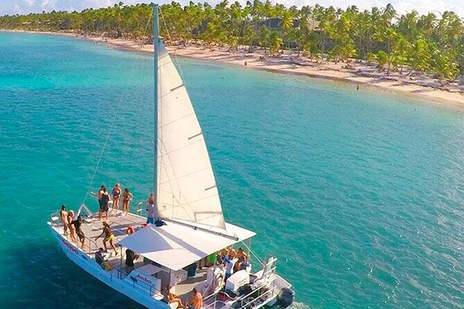 Shared 8 Hours Party boat Saona and Natural Pool from Bayahibe - Key Points