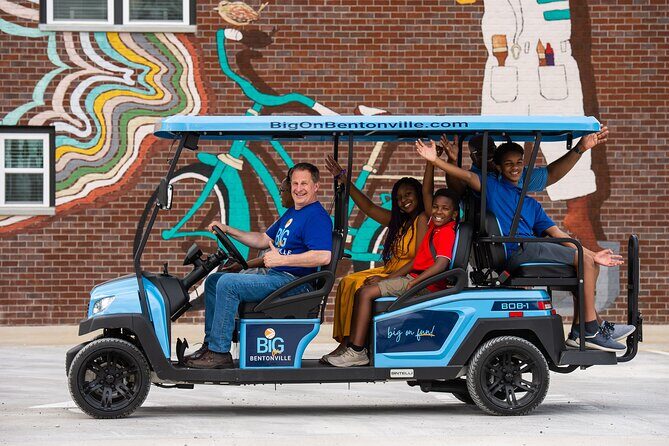 Shared Golf Cart Tour of Bentonville, Arkansas - A Detailed Look at the Shared Golf Cart Tour