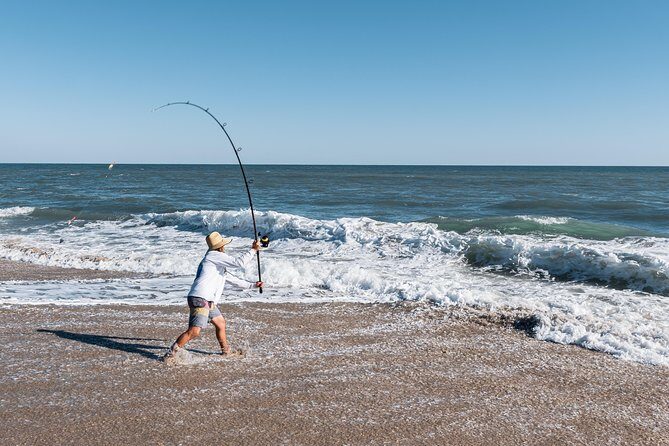 Shark and Fishing Ultimate Combo Beach Fishing Excursion 4 Hrs - Key Points