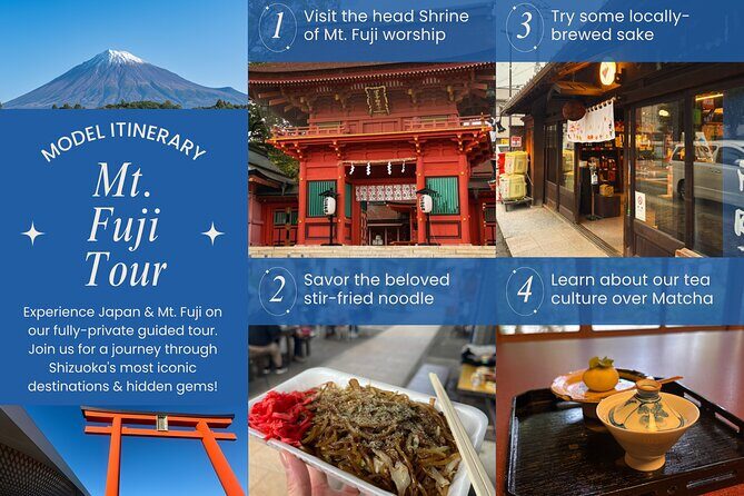 Shimizu Shore Excursion: Private Mt. Fuji Cultural Experience - Overview of the Itinerary