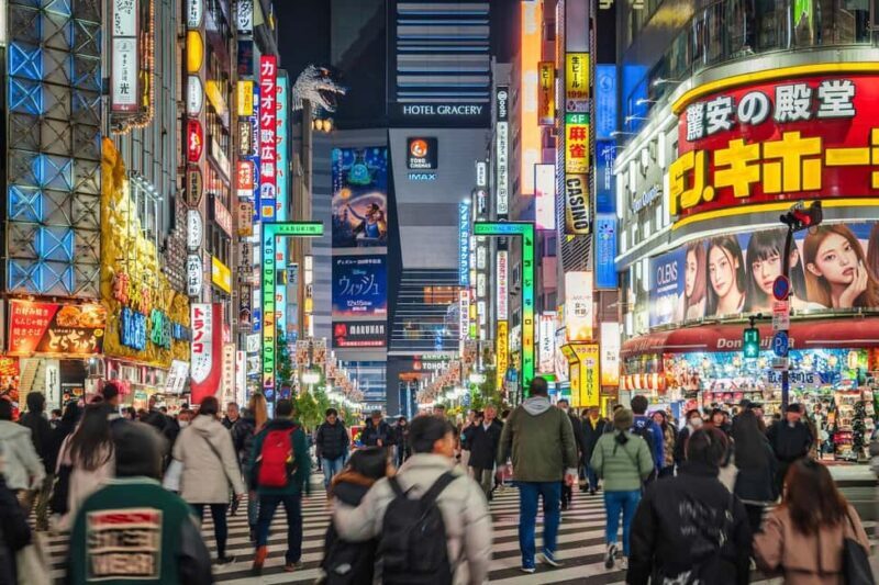 Shinjuku: Tokyo in High Definition - Walking Tour - The 3D Cat Screen and Modern Tokyo