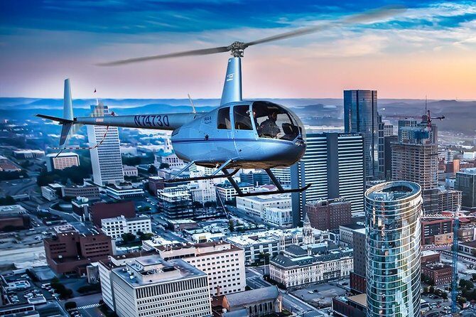 Short Helicopter Tour over downtown Nashville TN - Key Points