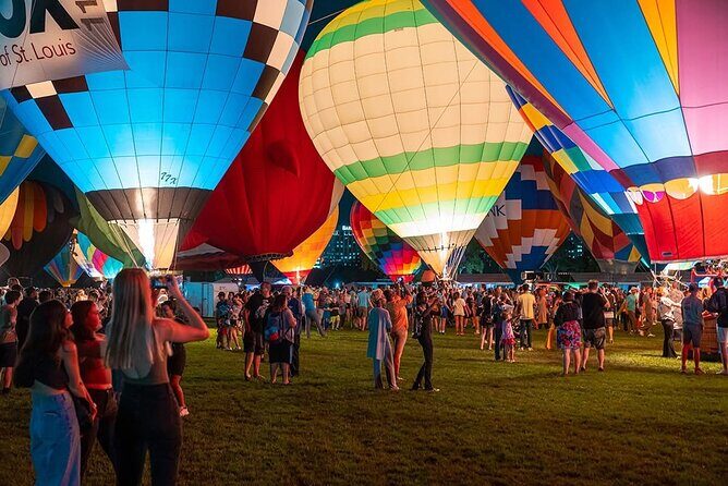 Shuttle Service to Forest Park Balloon Glow - Key Points