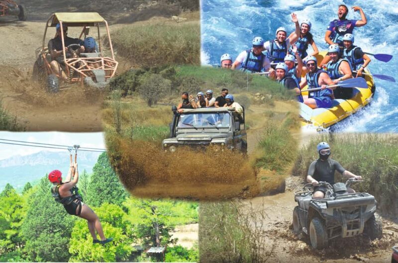 Side/Antalya: Jeep, Buggy, Rafting & Zipline Tour with lunch - Introduction