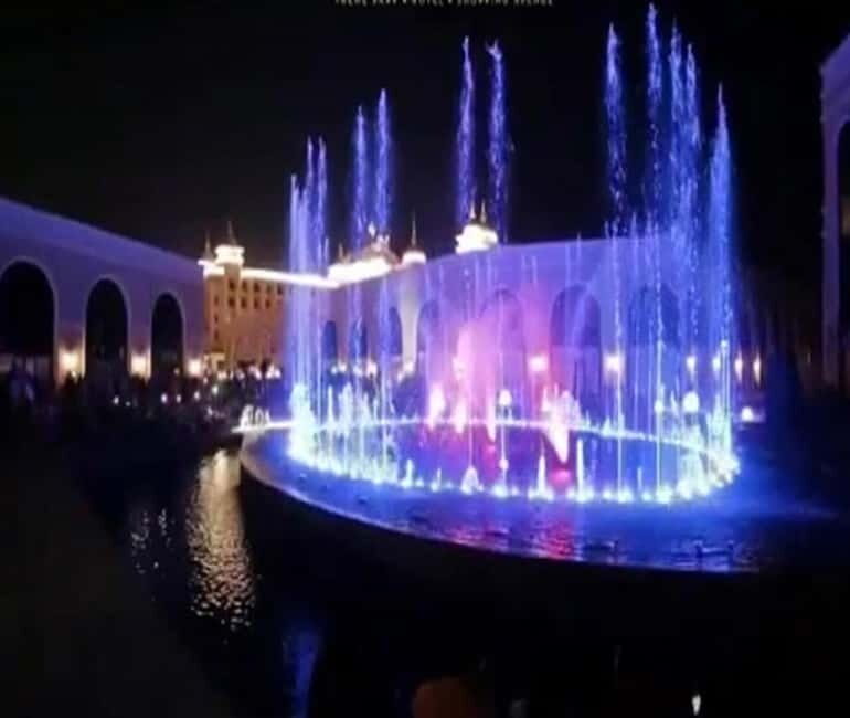 Side: Night Shows at The Land Of Legends with Transfer - The Atmosphere and Performance Quality