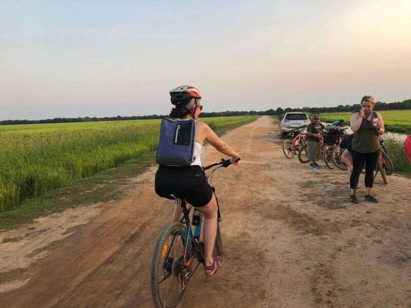 Siem Reap Half Day By Bicycle Sunset On The Bank Of Lake - Key Points