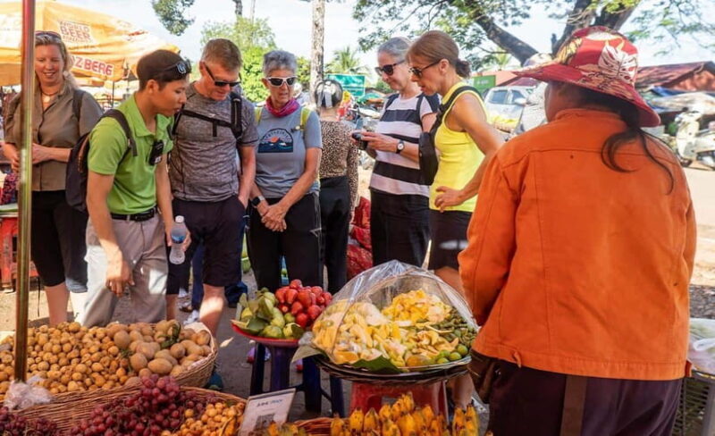 Siem Reap: Morning Foodie & Market Tour by Vespa - The Itinerary in Detail