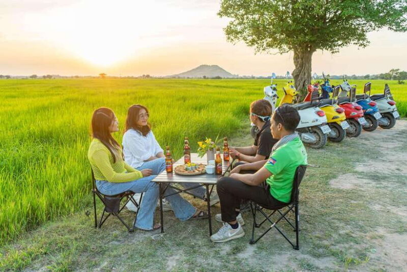 Siem Reap: Sunset Guided Vespa Tour & Local Villages - Key Points