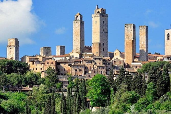 Siena Monteriggioni San Gimignano with Lunch&WineTasting Fullday from Florence - Key Points