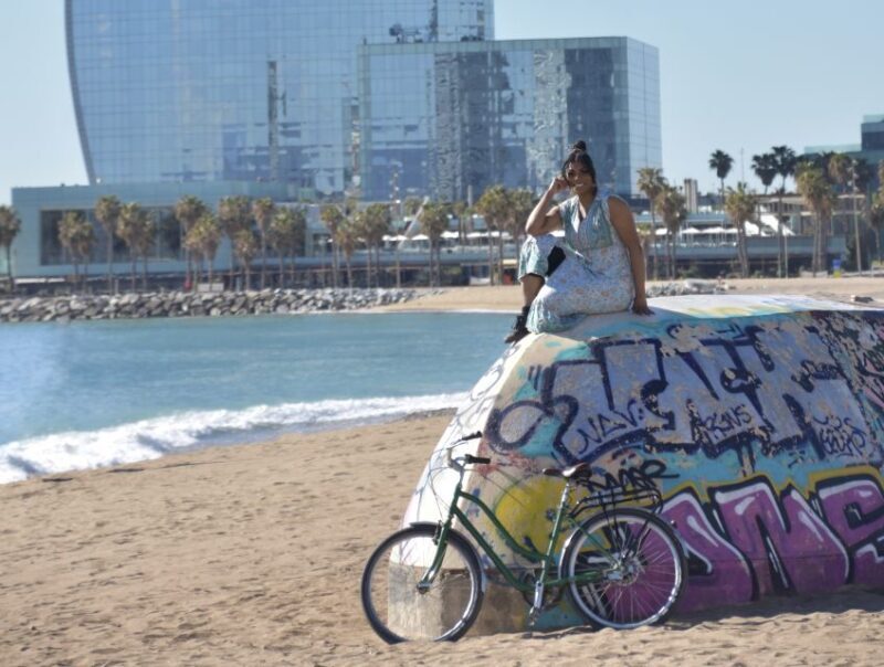 Sightseeing Barcelona by Bike, Photo-shooting & Tapas - Olympic Port: Modern Marina and Architectural Flair