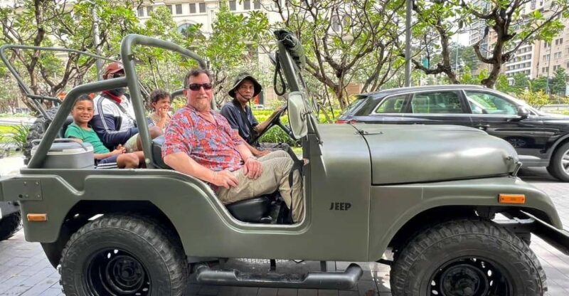 Sightseeing Ho Chi Minh City By Jeep Car - A Fun and Informative City Tour on Four Wheels