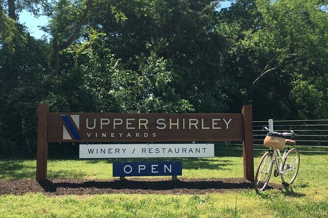 Signature Ride at Upper Shirley Vineyards - 3 hours - Key Points