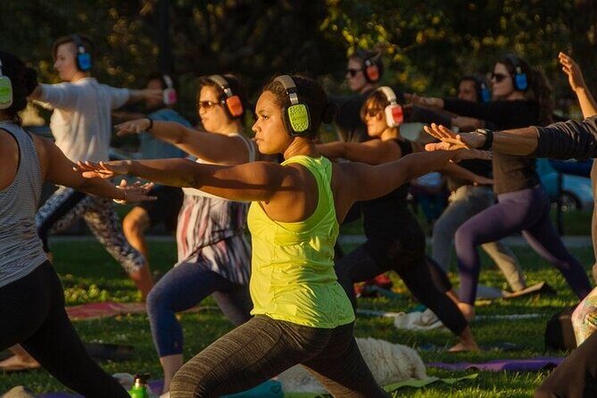 Silent Disco Style Yoga Class in Lake Merritt Pergola - What to Expect from This Unique Yoga Experience
