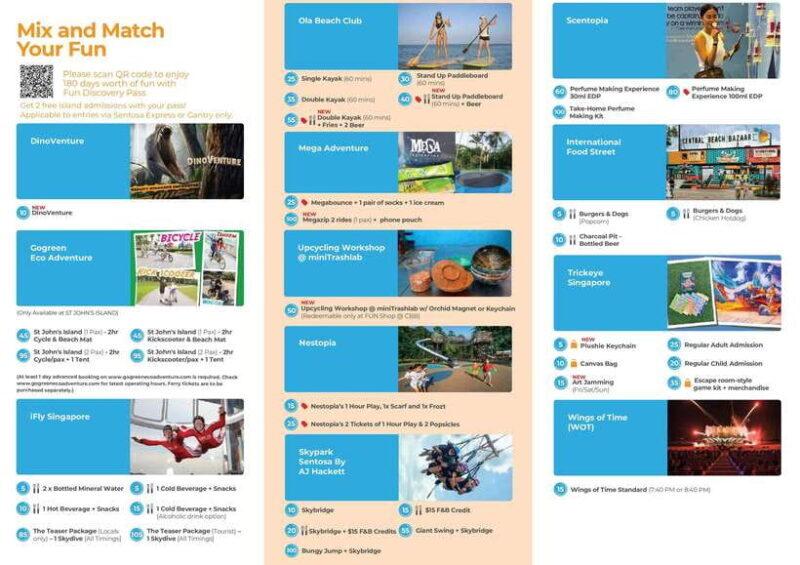 Singapore: Fun Discovery Pass Sentosa - Key Points