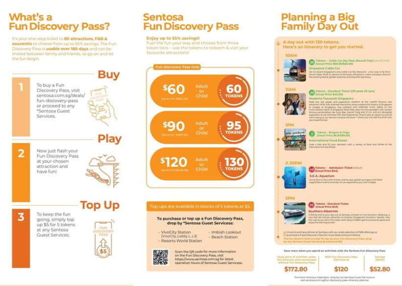 Singapore: Fun Discovery Pass Sentosa - An Overview of What to Expect with the Sentosa Fun Discovery Pass
