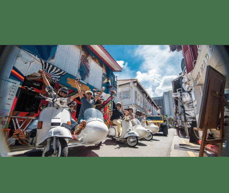Singapore: Kampong Glam & Civic District Vespa Sidecar Ride - Key Points
