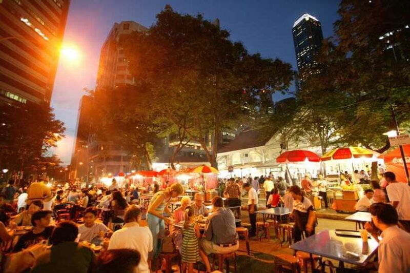 Singapore: Lau Pa Sat Night Street Food with Marina Bay Walk - Authentic Experiences From Other Travelers