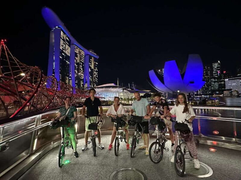 Singapore: Light to Night Bike Tour - The Spectacular Marina Bay