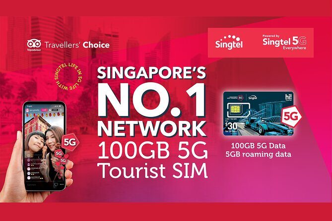 Singapore Singtel Best 5G/4G Tourist SIMs with SG Transport Card - Detailed Breakdown of the Tour and Its Value