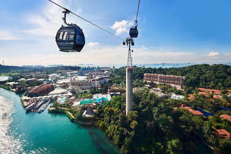 Singapore : Sunset Cable Car, Wings Of Time at Sentosa - Key Points