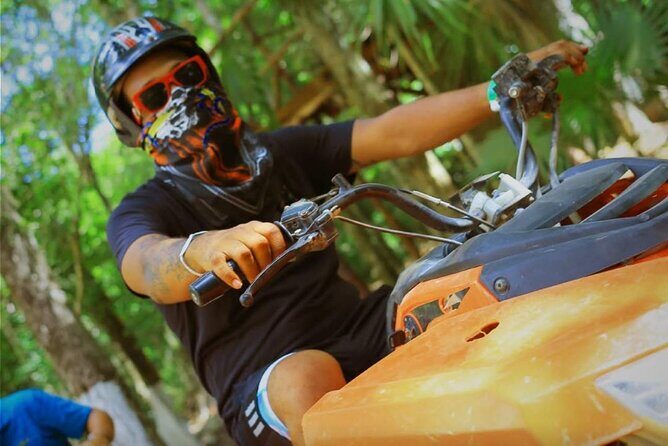 Single ATV Ride with Ziplines and Underground Cenote Cave Tour - Key Points