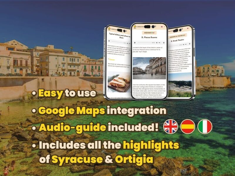 Siracusa: Digital guide made with a Local for your tour ! - Practicalities and Logistics