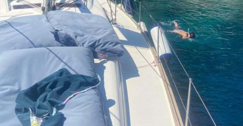 Skiathos: day sailing trip with swim stops and lunch - Key Points