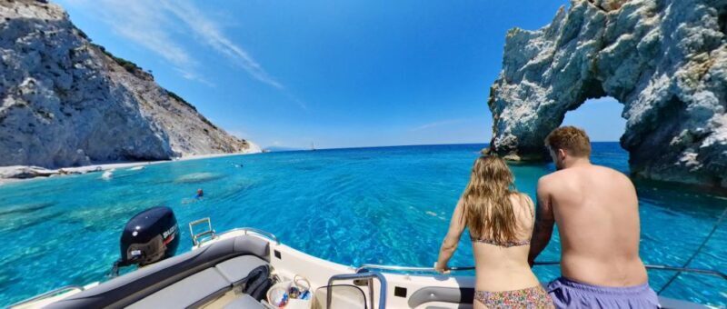 Skiathos: Private Lalaria Beach and Caves Speedboat Tour - Key Points