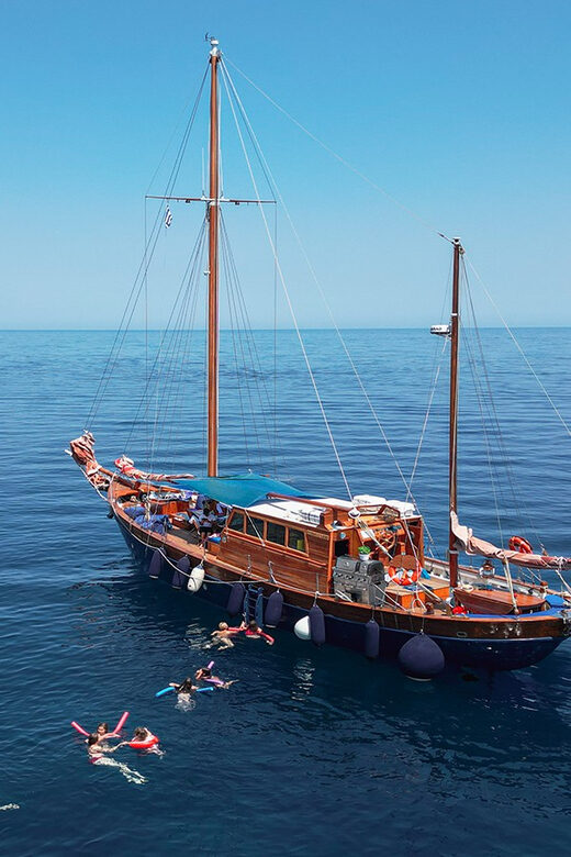 Skiathos: Wooden Sailboat Full- or Half-Day Trip with Meal - Key Points