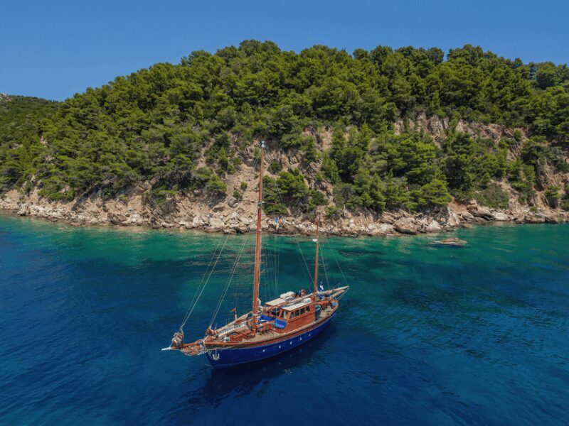 Skiathos: Wooden Sailboat Full- or Half-Day Trip with Meal - The Good and the Considerations