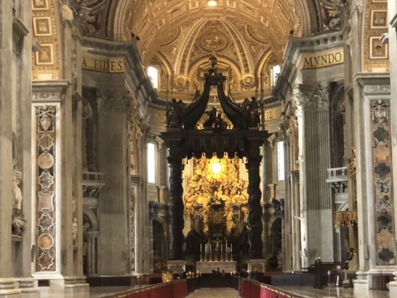Skip the line Vatican Museum Sistine & St.Peter Private Tour - Guided Tour Experience