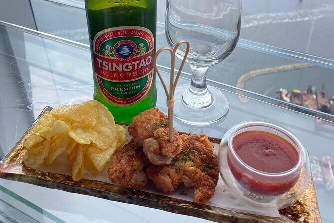 sky100 Ticket includes Fried Chicken Bites & Beer at Cafe100 - An Overview of what to Expect
