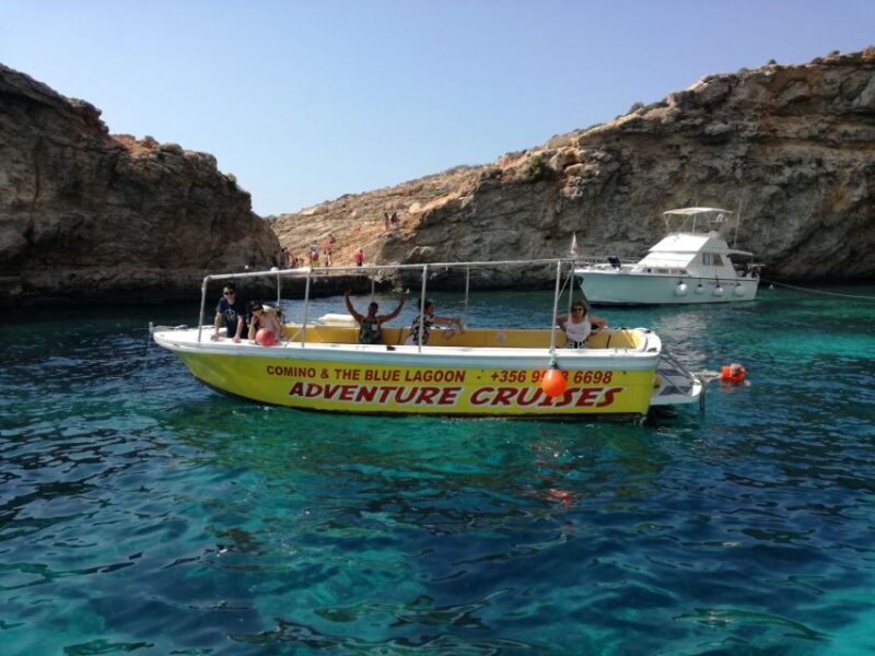 Sliema: Boat Trip to Comino Blue Lagoon, Gozo, and Caves - Sliema: Boat Trip to Comino Blue Lagoon, Gozo, and Caves
