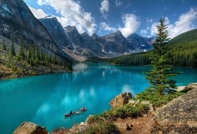 Smartphone Audio Driving Tour between Lake Louise and Calgary - Key Points