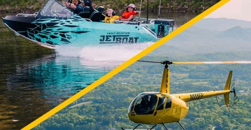 Smoky Mountain Thrilling Helicopter and Jet Boat Tour - The Jet Boat Experience: Water-Level Wonder