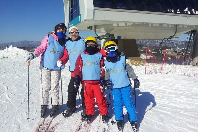 Snow skiing with National licensed Instructor in Korea - Key Points