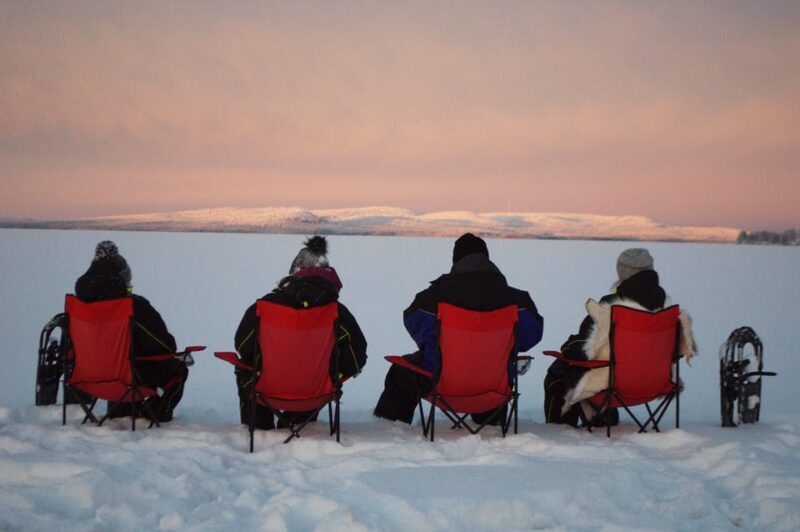 Snowshoe experience with traditional beverages in Lapland - A Practical and Authentic Snowshoe Adventure in Lapland
