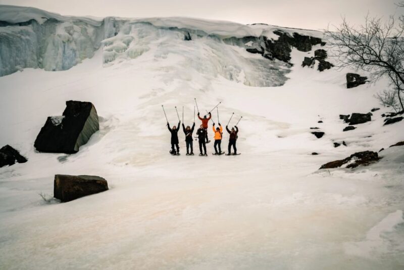 Snowshoeing Adventure to the Enchanting Frozen Waterfall - Key Points