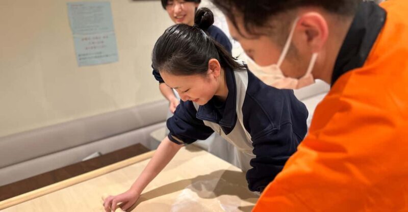 Soba noodle making experience and tempura, Hokkaido sakeplan - Key Points