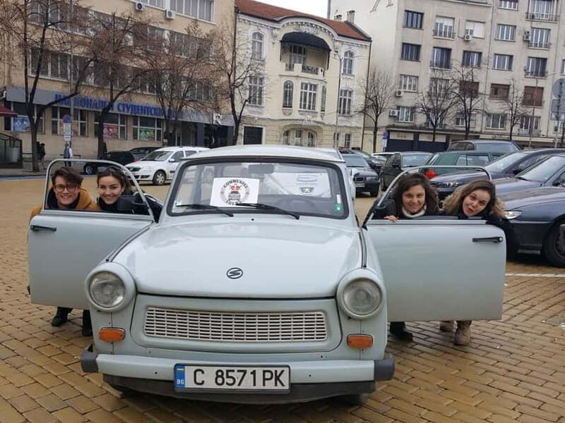 Sofia: Communist Relics Driving Tour In A Trabant Car - Key Points